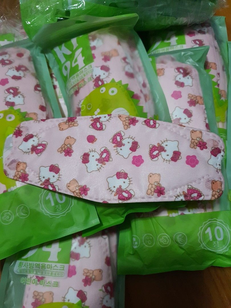 Kids hello kitty KF94 masks, Babies & Kids, Babies & Kids Fashion on ...