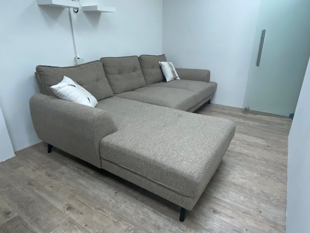 L Shape Sofa Moving Out Sales, Furniture & Home Living, Furniture ...