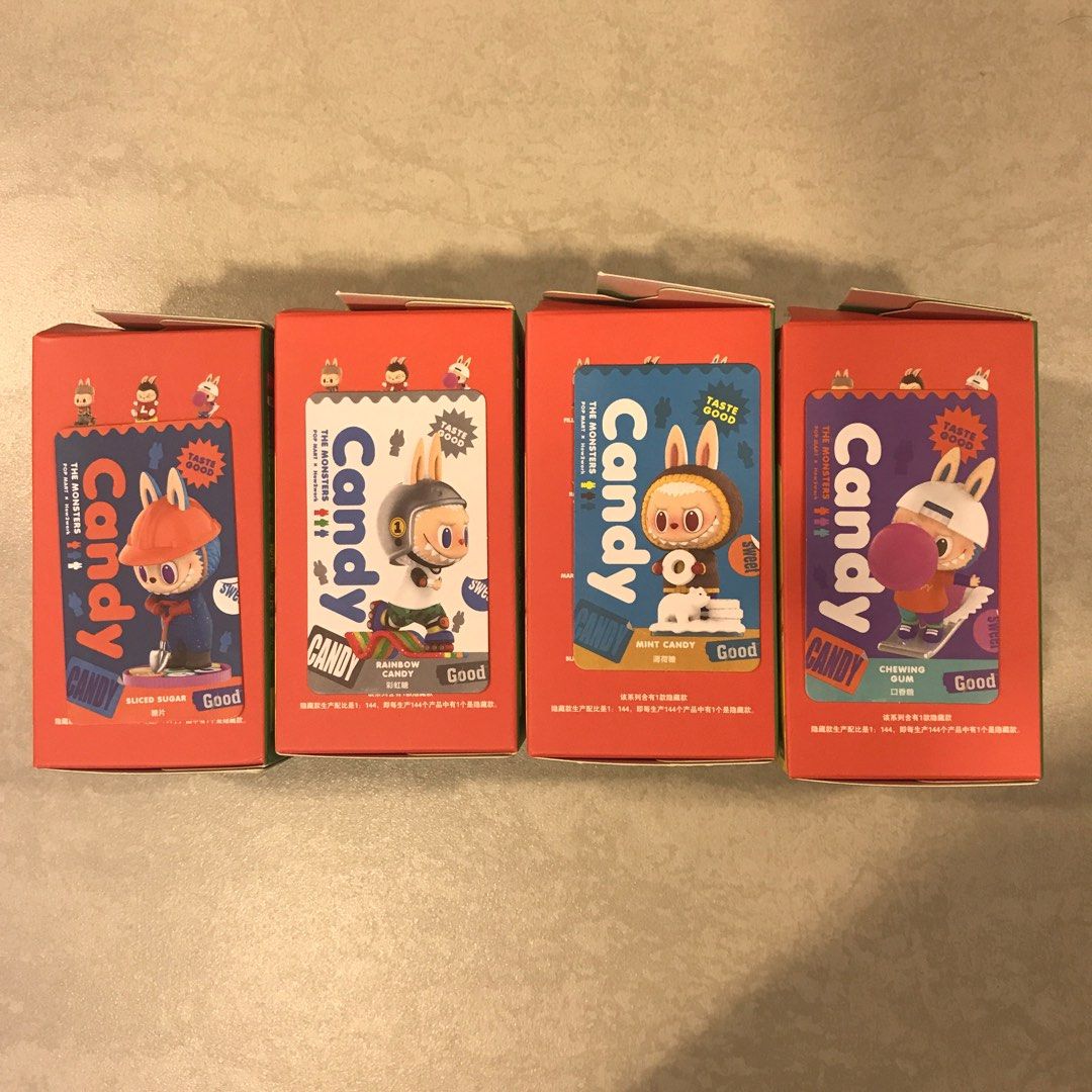 Labubu candy popmart pop mart blind box blindbox, Hobbies & Toys, Toys ...