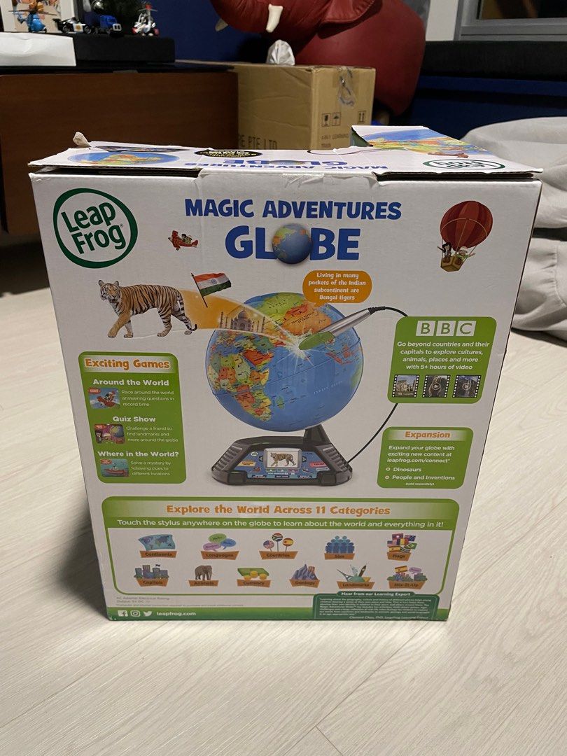 Leapfrog Magic Adventure Globe, Hobbies & Toys, Toys & Games on Carousell