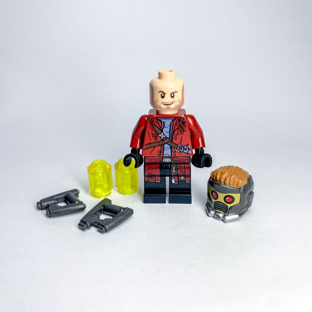 Lego Star-Lord - Mask, Open Jacket sh127, Hobbies & Toys, Toys & Games ...
