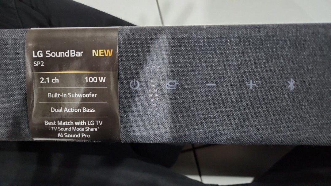 LG SP2 2.1 Channel SoundBar with BuiltIn Subwoofer, Audio, Soundbars ...