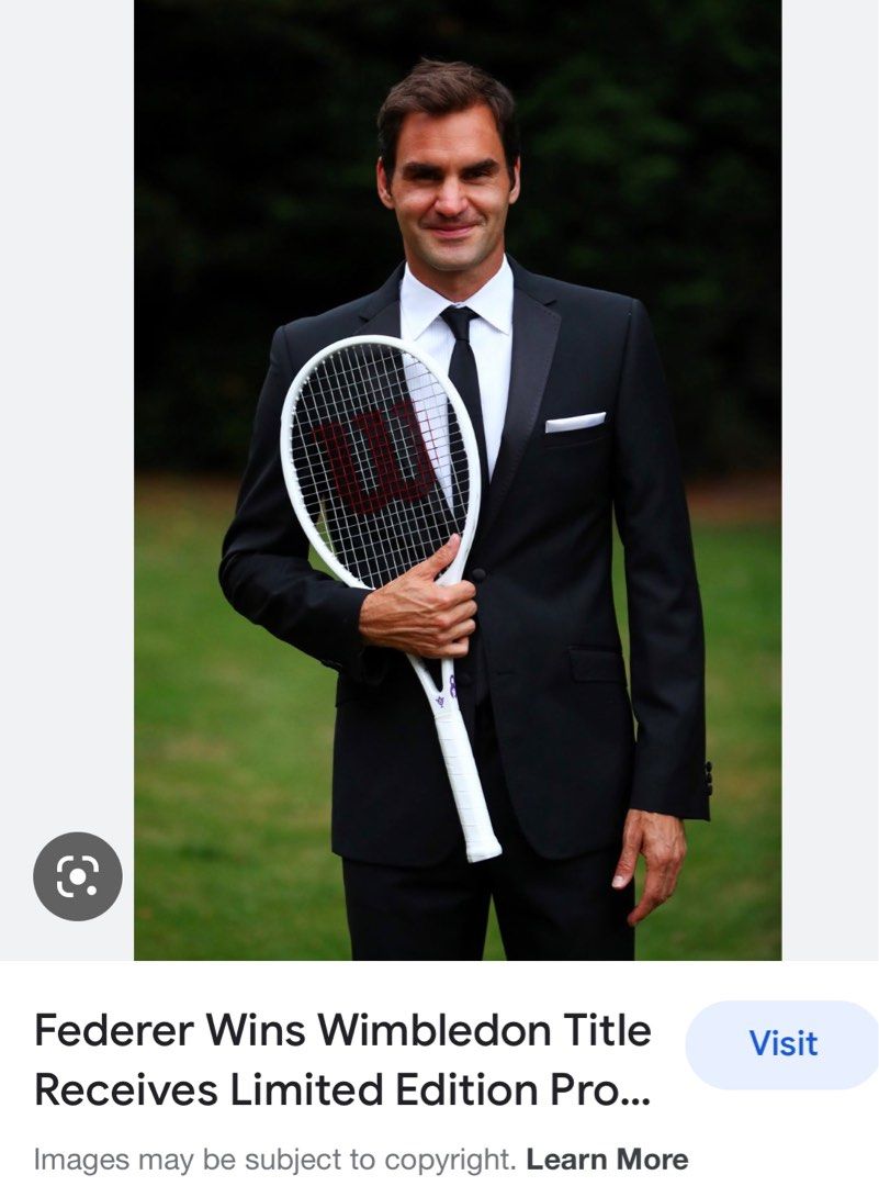 Limited editions Roger Federer Wilson Pro staff, Sports Equipment ...