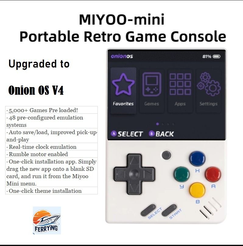 [Local Ready] MIYOO Mini V3 Portable Retro Handheld Classic console ...