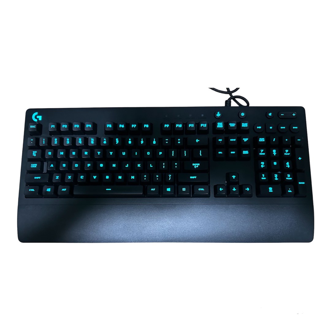 Logitech Gaming Keyboard with dedicated control buttons and rgb lights ...