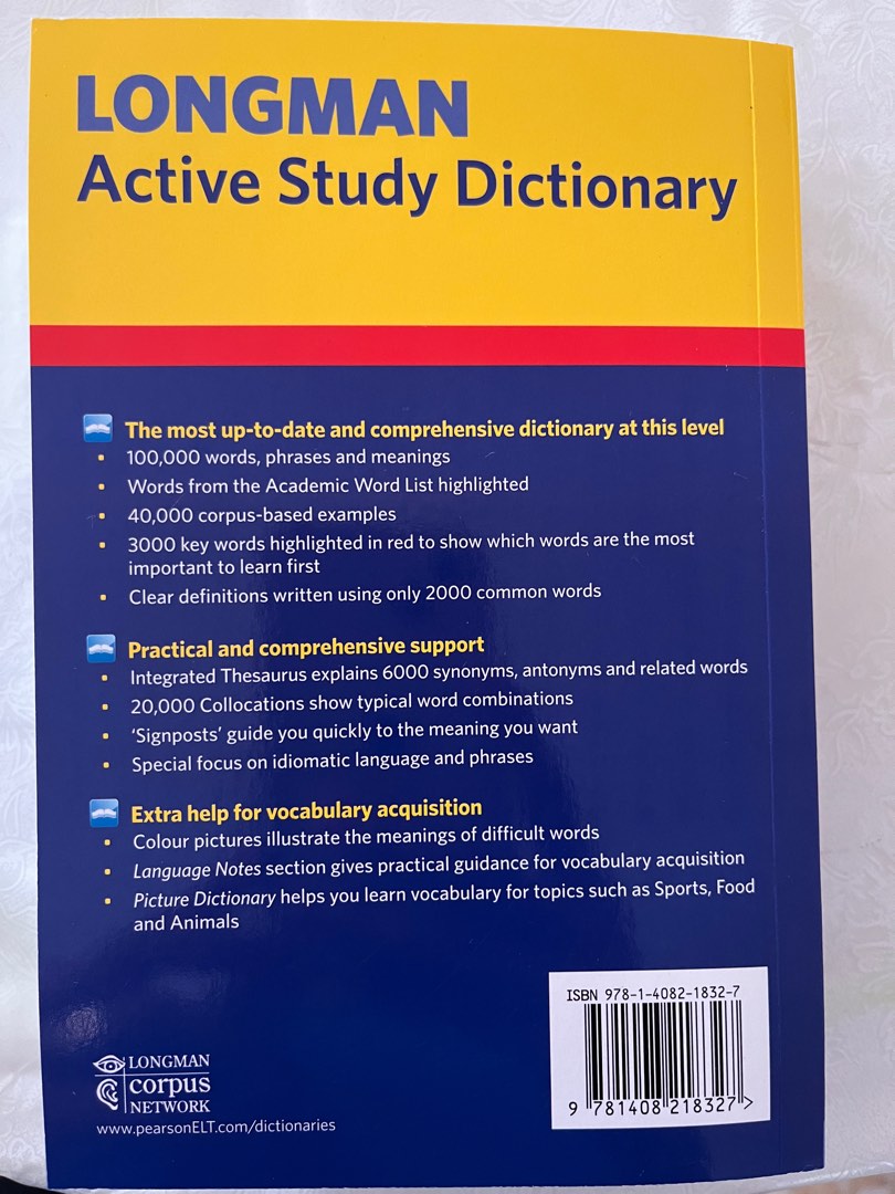 Longman Active Study Dictionary, Hobbies & Toys, Books & Magazines ...