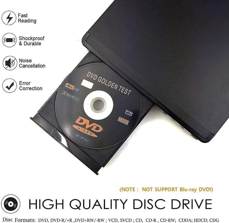 LONPOO All Region Free DVD Player,Compact HD DVD CD Player for TV with ...