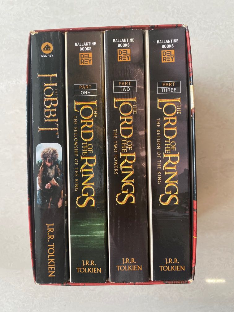 Lord of the rings book set with the hobbit, Hobbies & Toys, Books ...