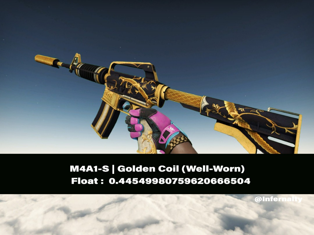 M4A1-S Golden Coil WW CSGO SKINS KNIVES, Video Gaming, Gaming Accessories, In-Game Products on ...