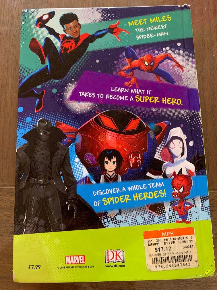 Marvel Spider-Man Into the spiderverse, Hobbies & Toys, Books ...