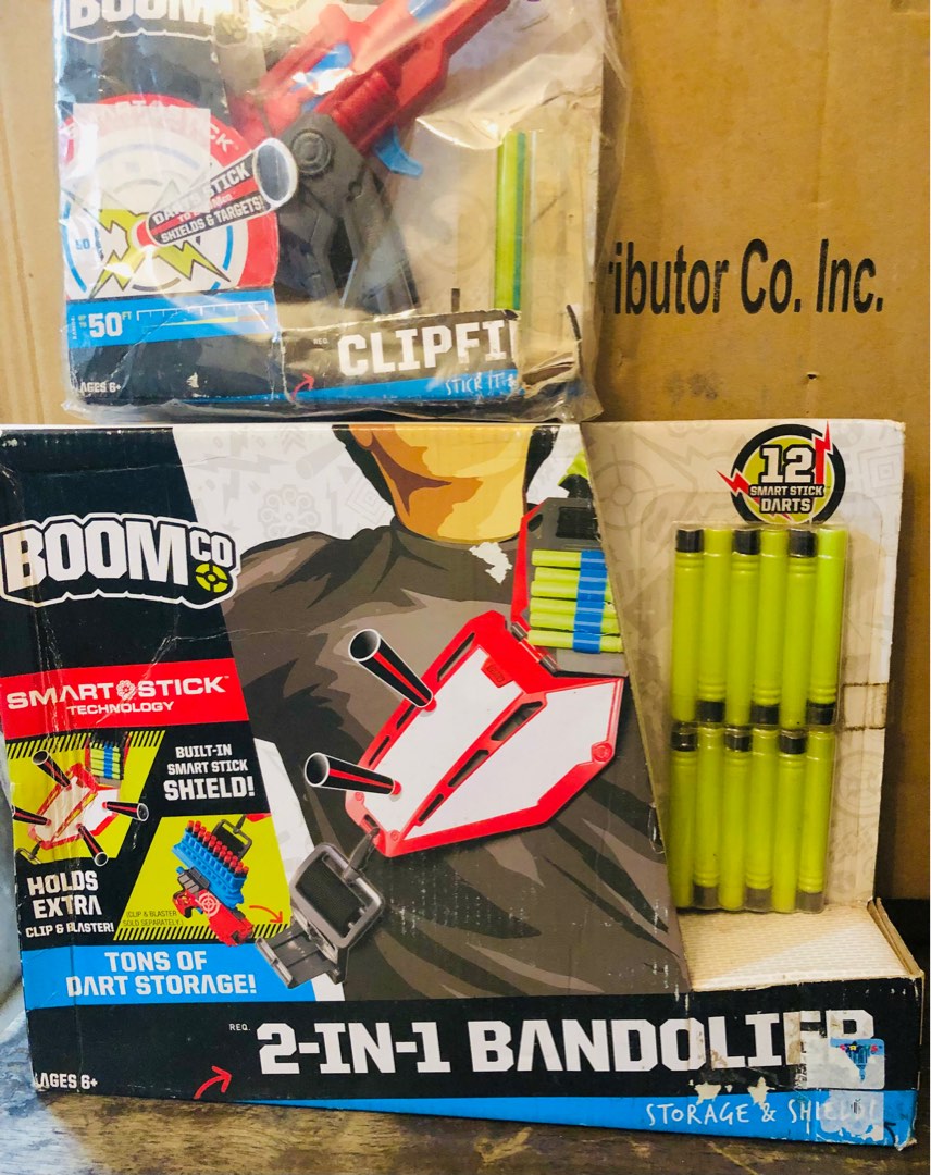 Mattel BOOMCo. 2-in-1 Bandolier and Clip Fire Blaster (TAKE ALL ...