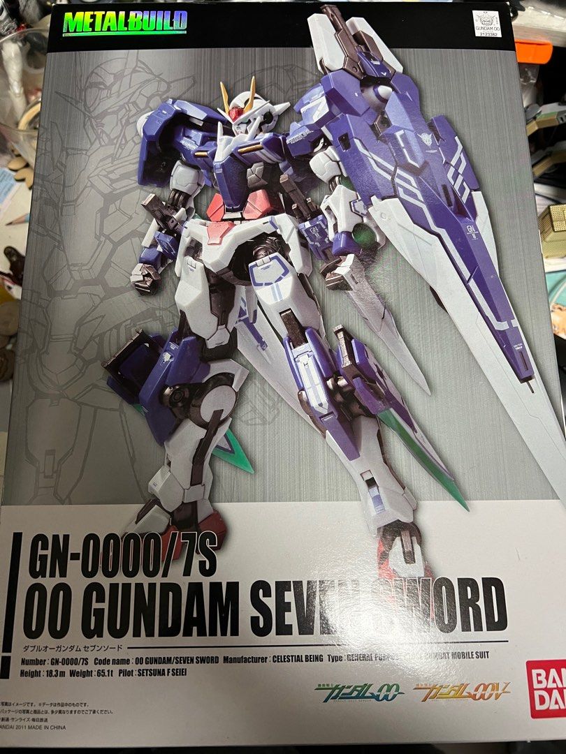Metal Build 00 Gundam Seven Sword O Raiser + GN Sword III, 興趣及遊戲, 玩具 ...