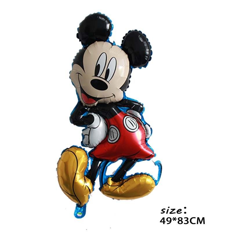 Mickey mouse aluminium foil balloon Disney minnie mouse birthday boy ...