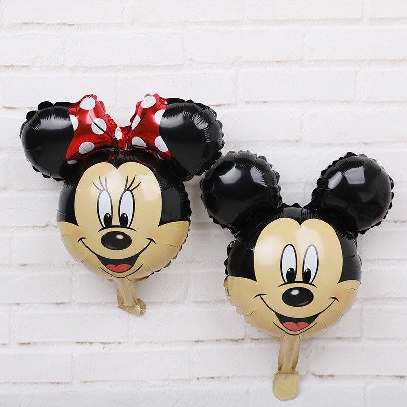 Mickey mouse aluminium foil balloon Disney minnie mouse birthday boy ...