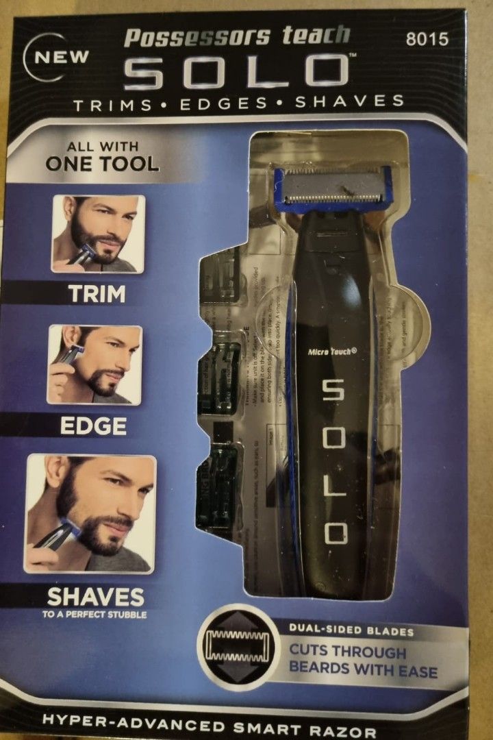 Micro Touch SOLO Beard Hair Trimmer, Beauty & Personal Care, Men's ...