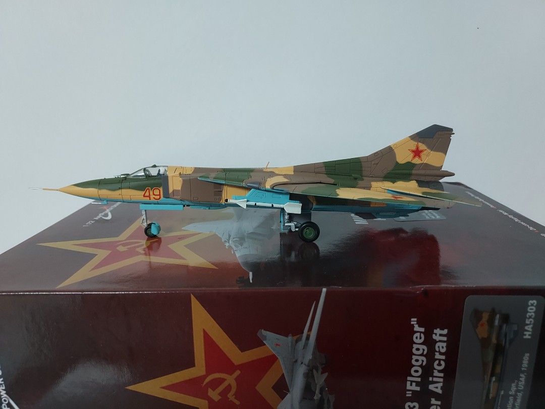 MIG-23 FLOGGER 1/72 Hobby Master, Hobbies & Toys, Toys & Games on Carousell