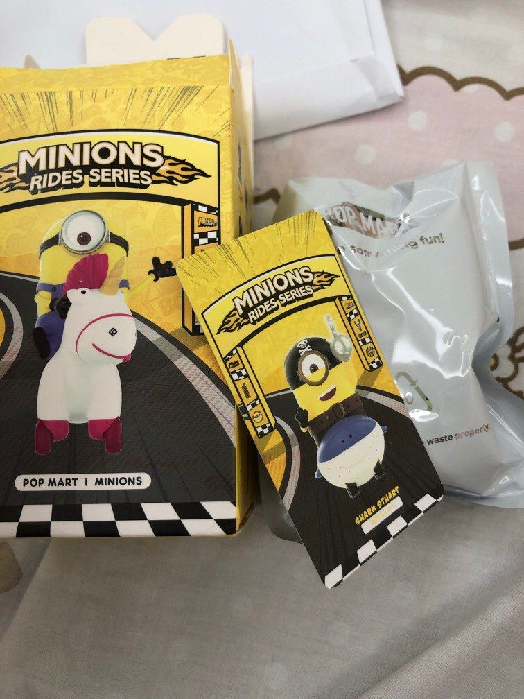 minions ride series popmart shark stwart, Hobbies & Toys, Toys & Games ...