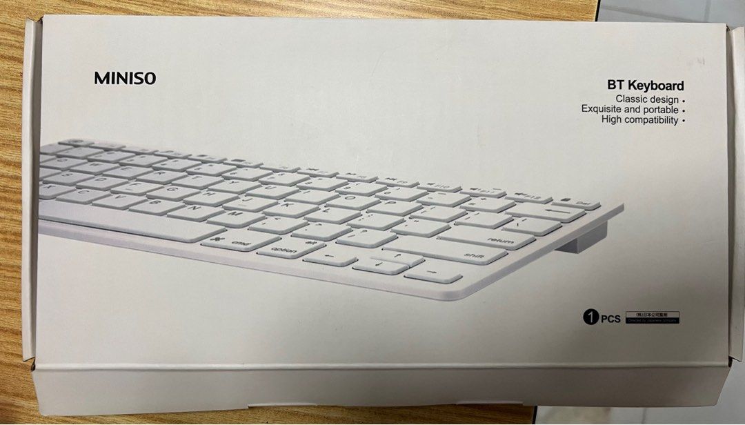 Miniso BT Keyboard, Computers & Tech, Parts & Accessories, Computer ...