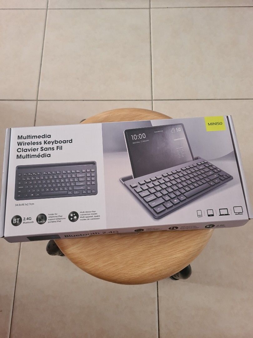 Miniso Multimedia Wireless Keyboard Computers And Tech Parts And Accessories Computer Keyboard On