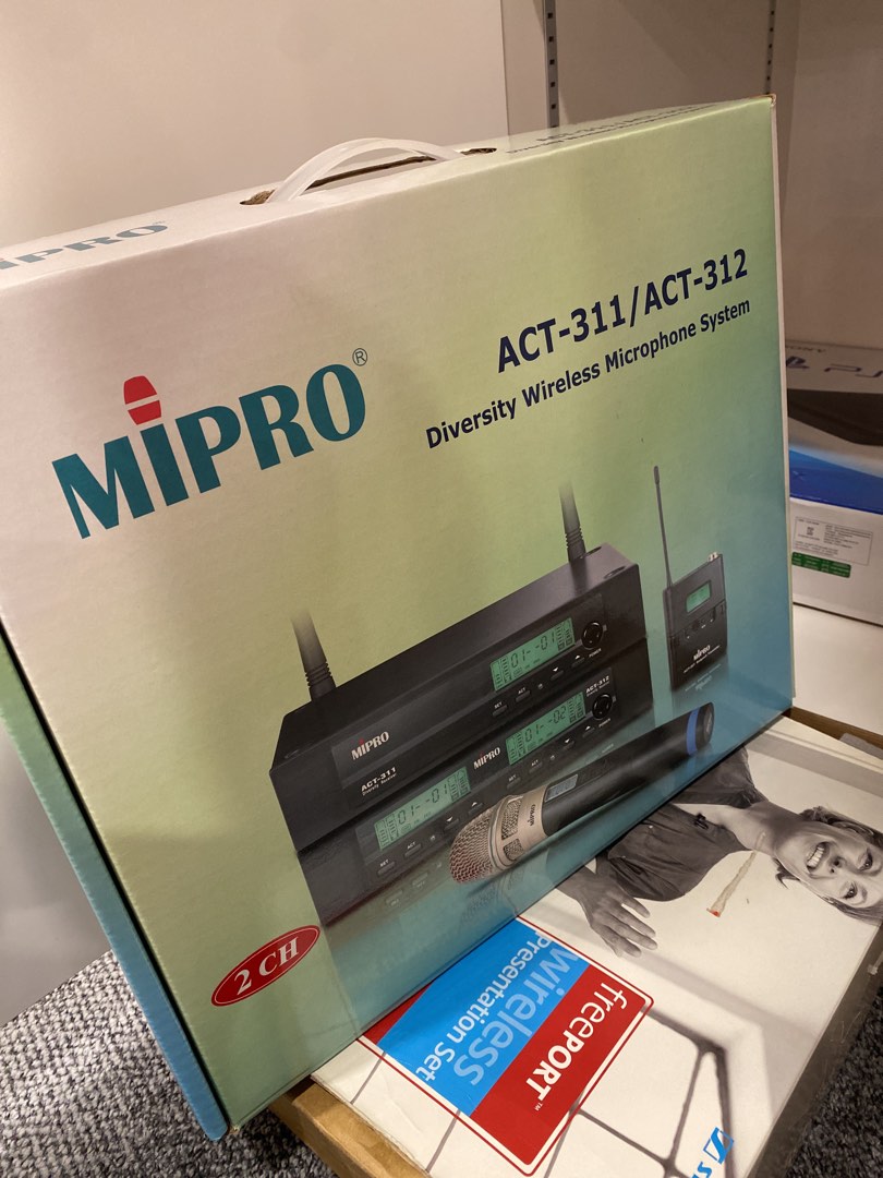 Mipro act 312 wireless microphone system, TV & Home Appliances, TV ...