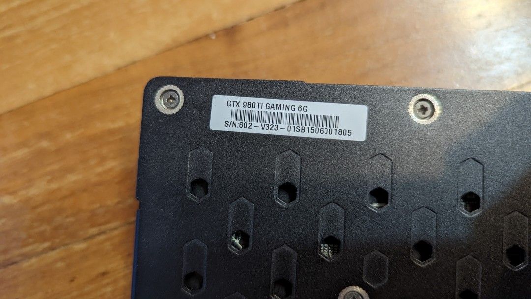 MSI Nvidia GTX 980 Ti Titanium GPU Graphic Card, Computers & Tech ...