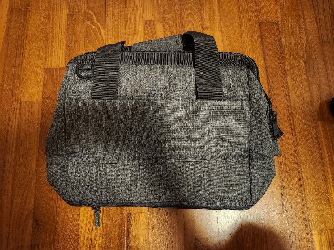 Muji Expandable Boston Bag Grey, Men's Fashion, Bags, Belt bags ...