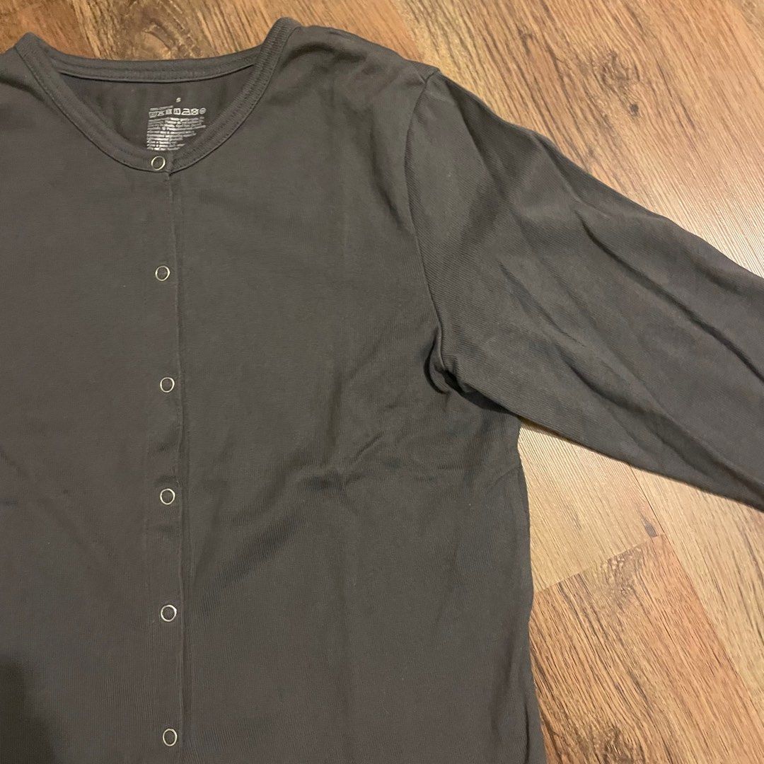 MUJI cardigan, Women's Fashion, Tops, Longsleeves on Carousell
