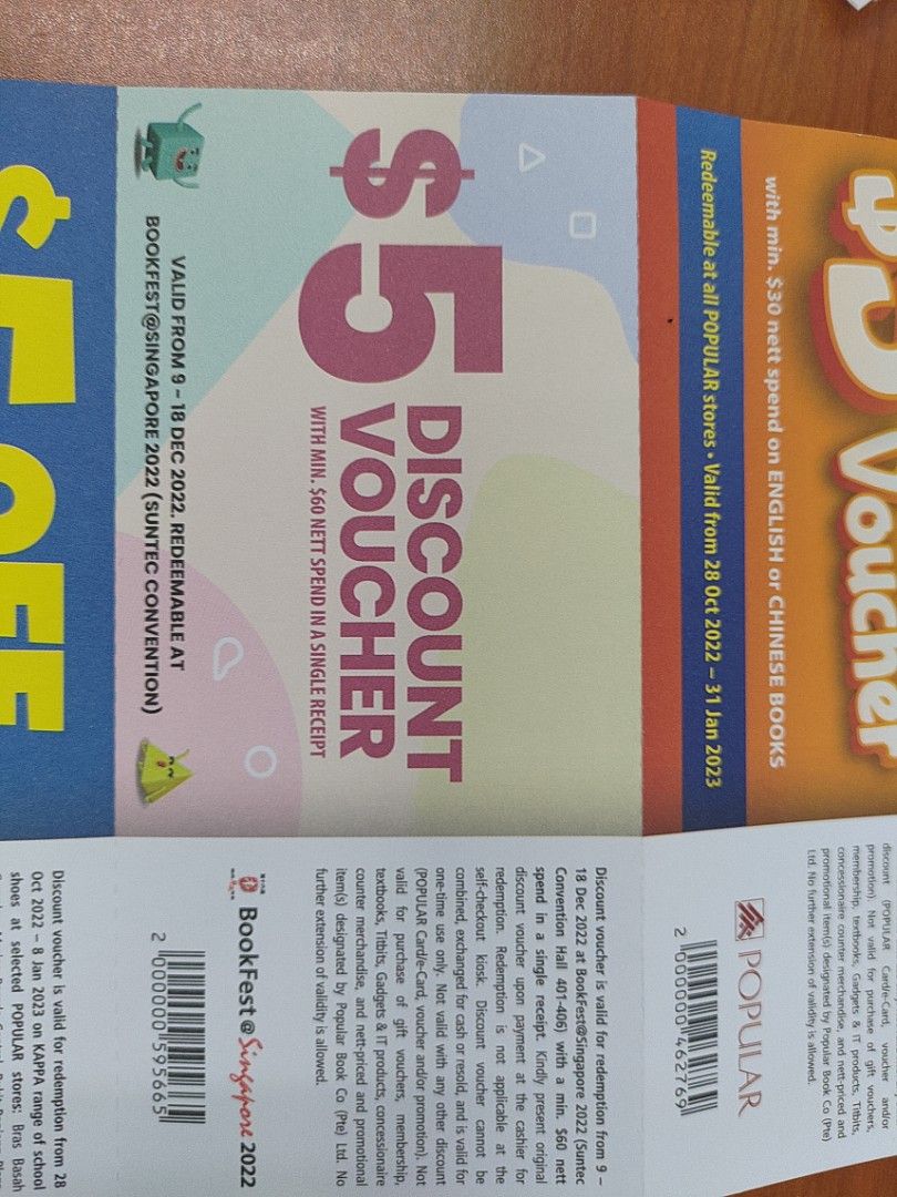 Multiple Voucers I got Purchasing in Popular, Tickets & Vouchers ...