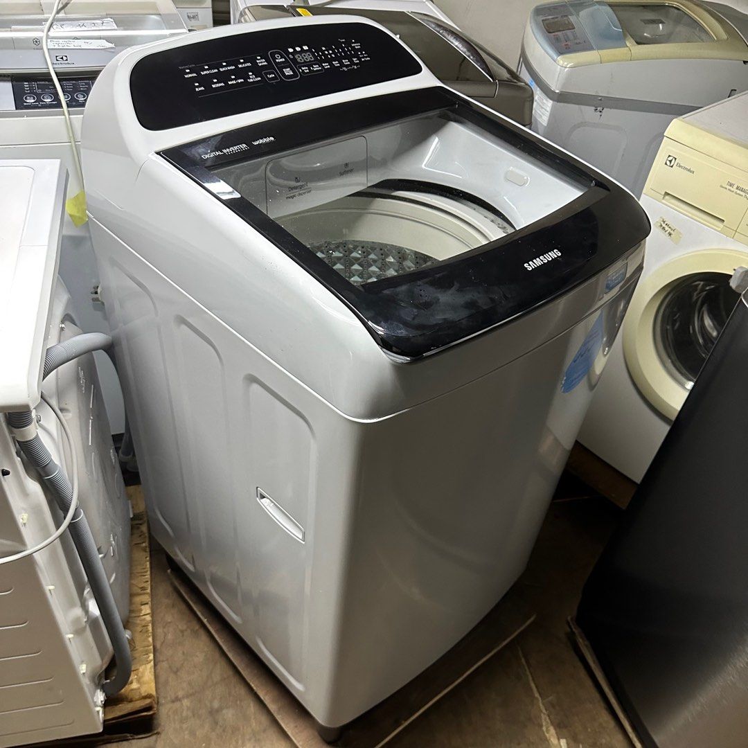 MUST BUY! Samsung 10KG Top-Loader Washing Machine WA10R5260BG-4, TV ...