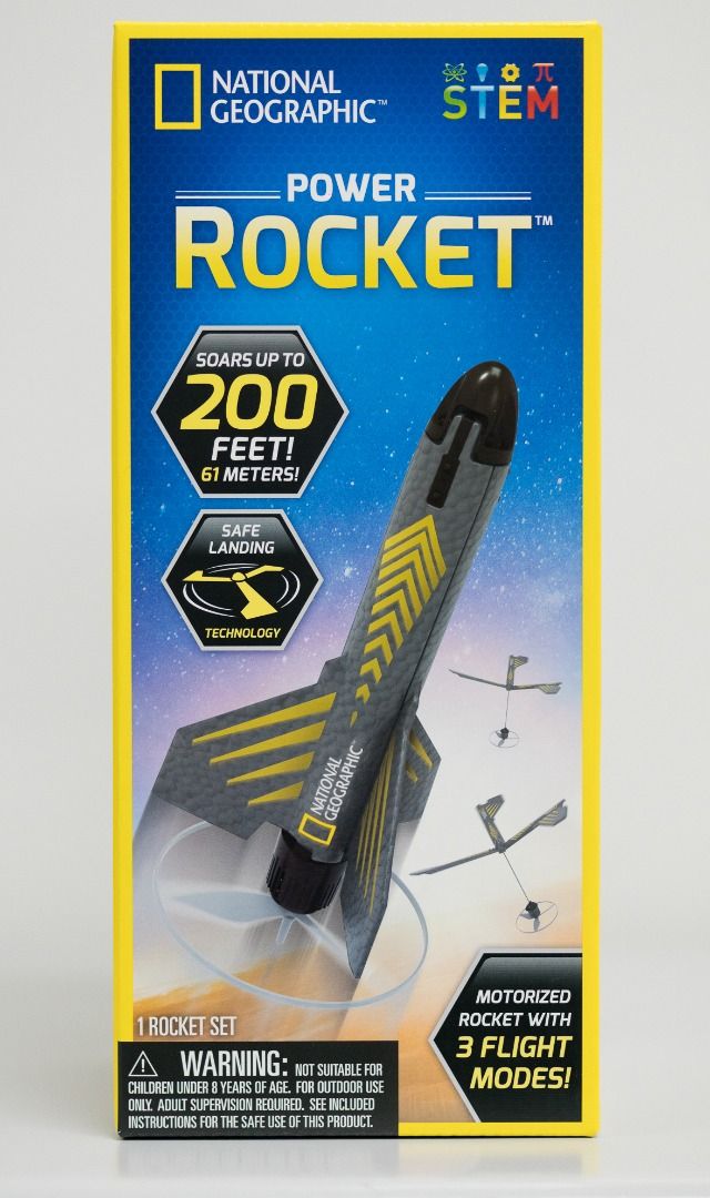 National Geographic Power Rocket, Hobbies & Toys, Toys & Games on Carousell