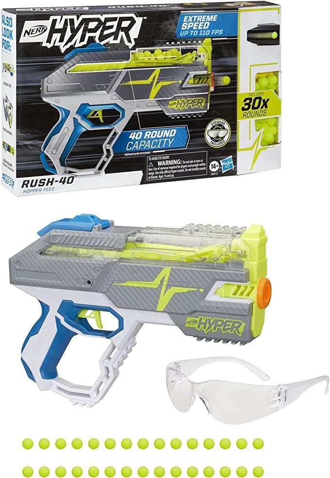 NERF Hyper Rush-40, Hobbies & Toys, Toys & Games on Carousell