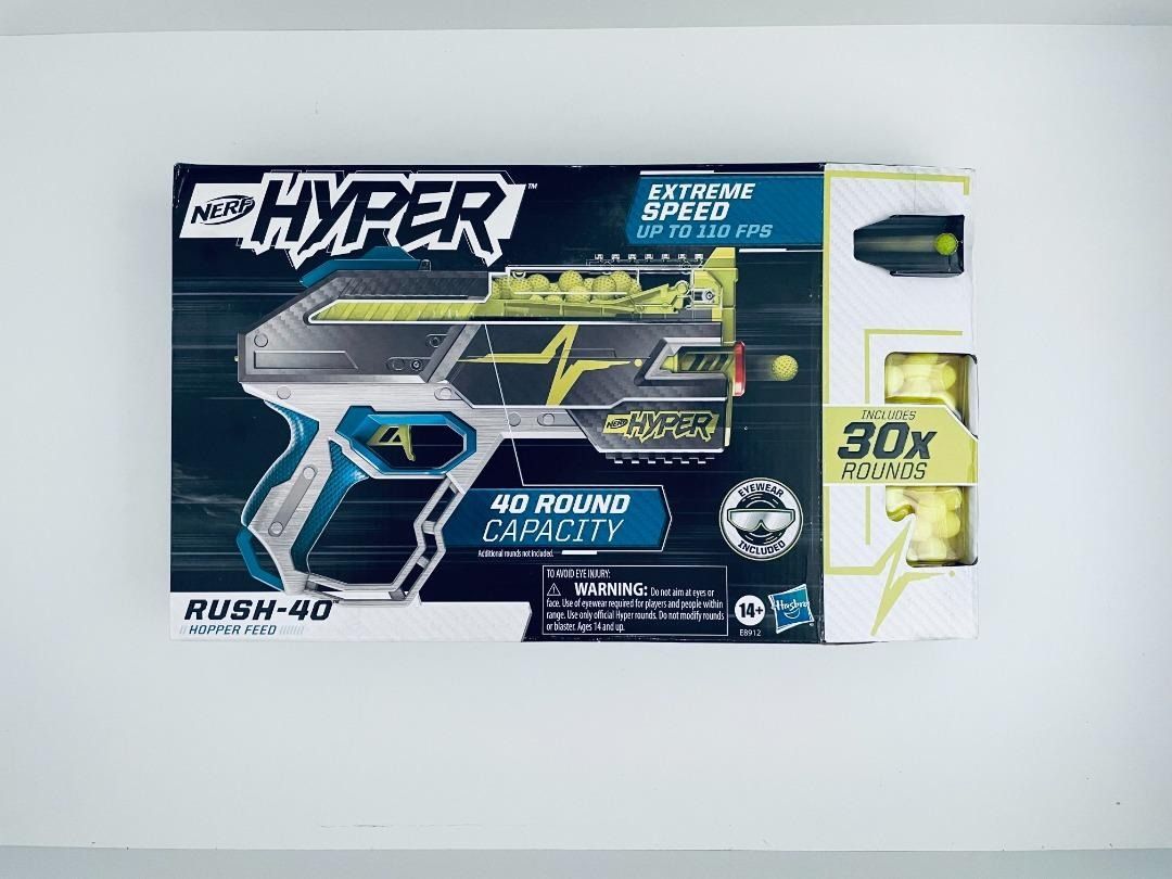 NERF Hyper Rush-40, Hobbies & Toys, Toys & Games on Carousell