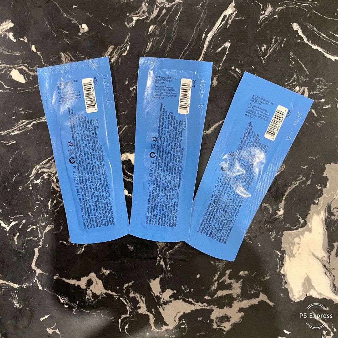 *NEW* 3 x Benefit Pore Professional Hydrate Primer 1ml, Beauty ...