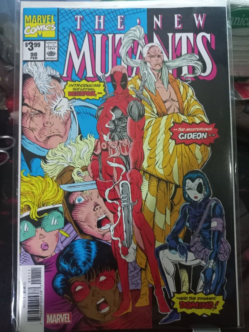NEW MUTANTS #98 1ST DEADPOOL FACSIMILE, Hobbies & Toys, Books ...