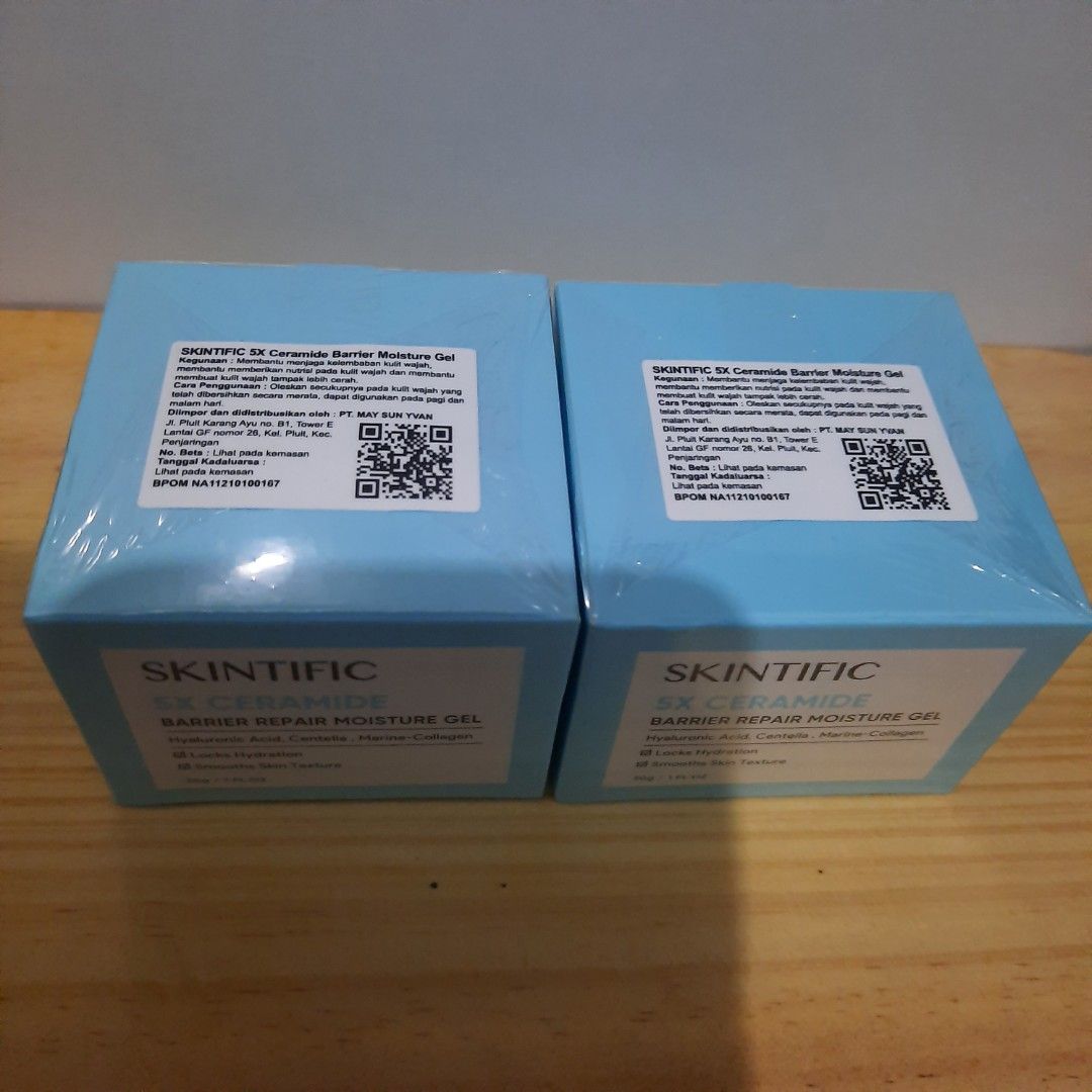 New Skintific 5x Ceramide Barrier Moisture Gel - 30gr, Kesehatan ...