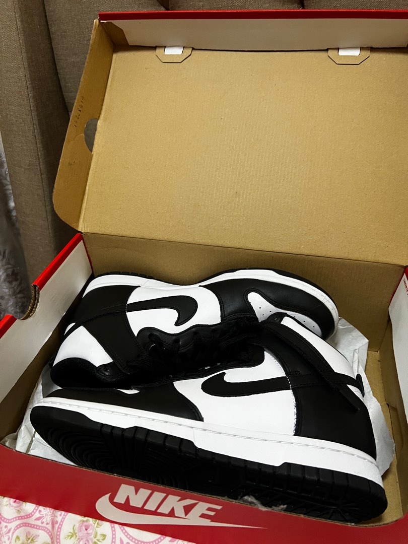 Nike dunk high "panda" original, Women's Fashion, Footwear, Sneakers on ...