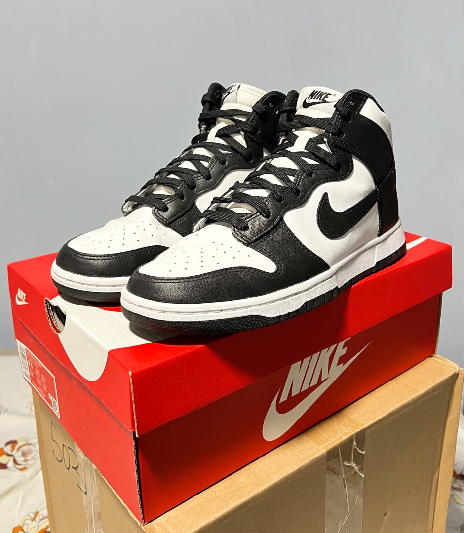 Nike Dunk High panda shoes, Men's Fashion, Footwear, Sneakers on Carousell