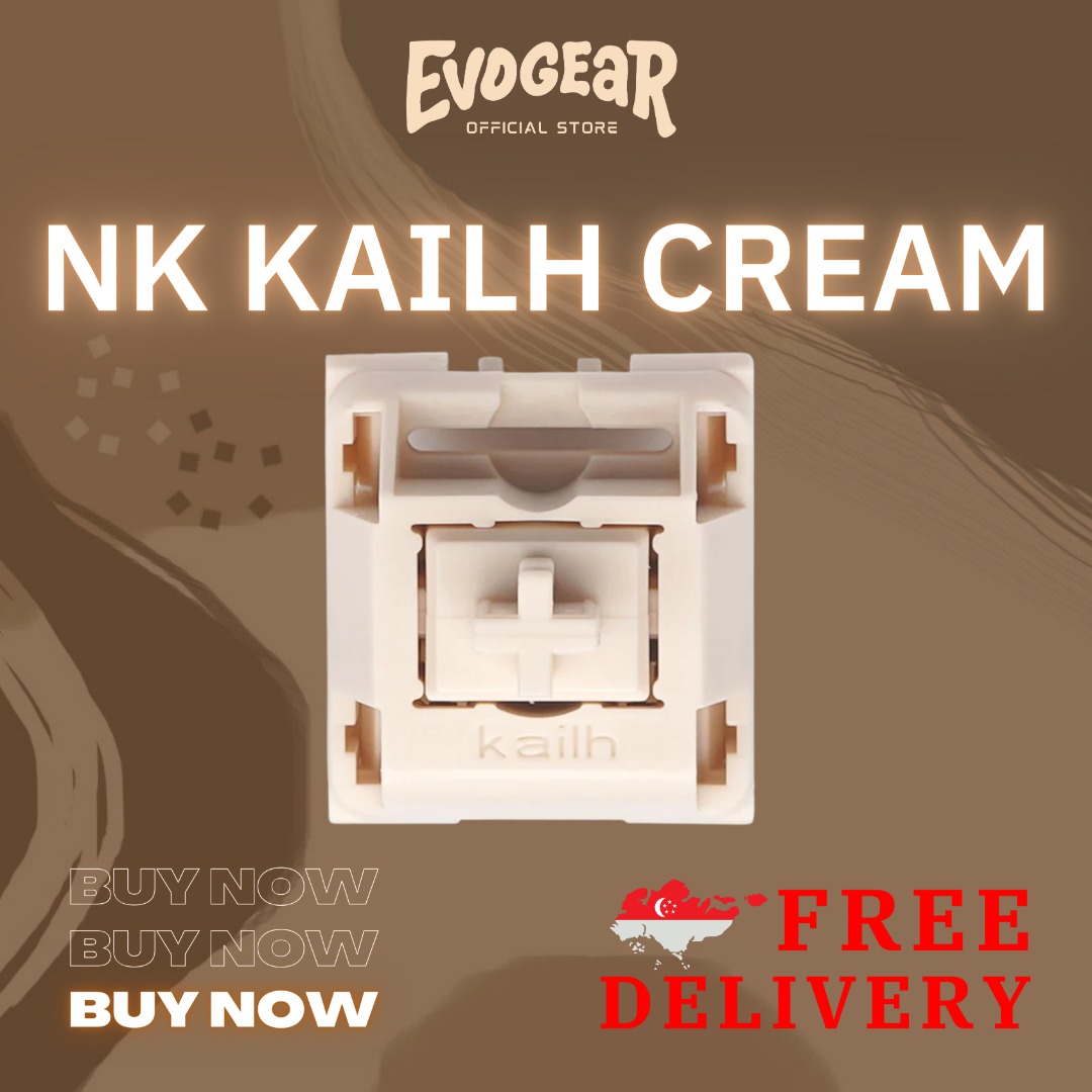 NK Kailh Cream Switch | Linear | FREE DELIVERY, Computers & Tech, Parts ...