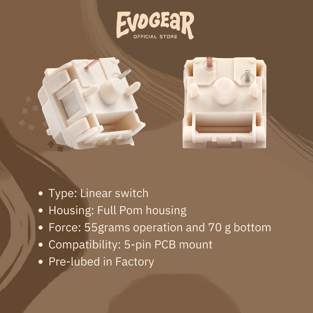 NK Kailh Cream Switch | Linear | FREE DELIVERY, Computers & Tech, Parts ...