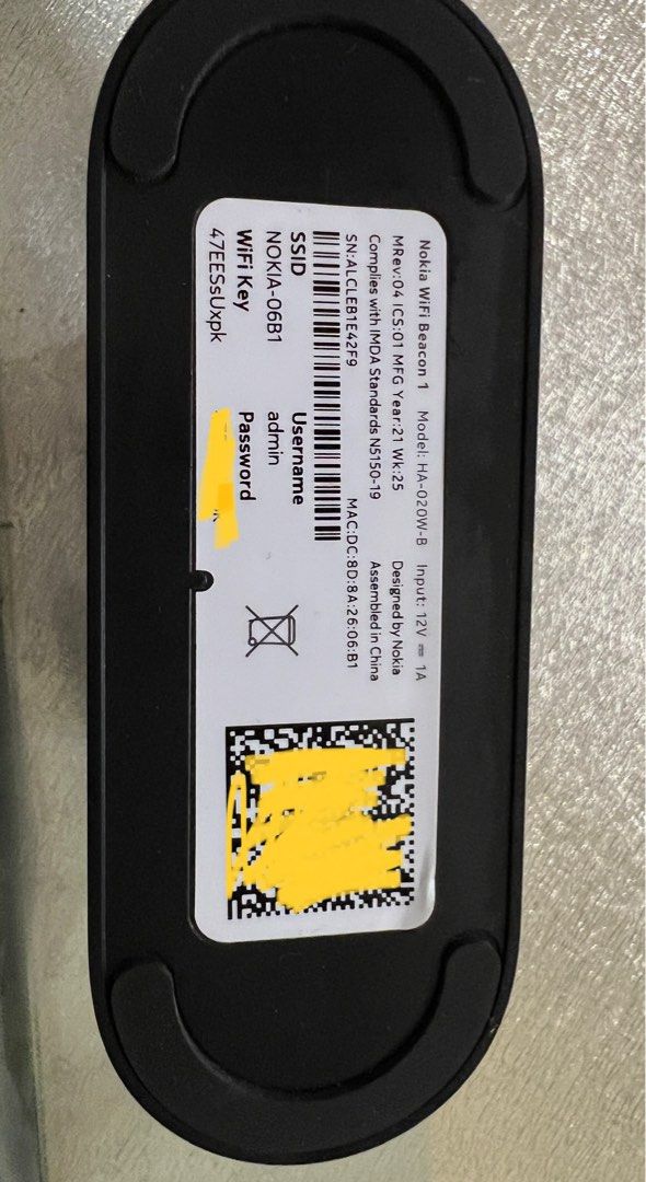 Nokia WiFi Beacon 1 - WiFi Mesh Home Network Router / AC1200, Computers ...