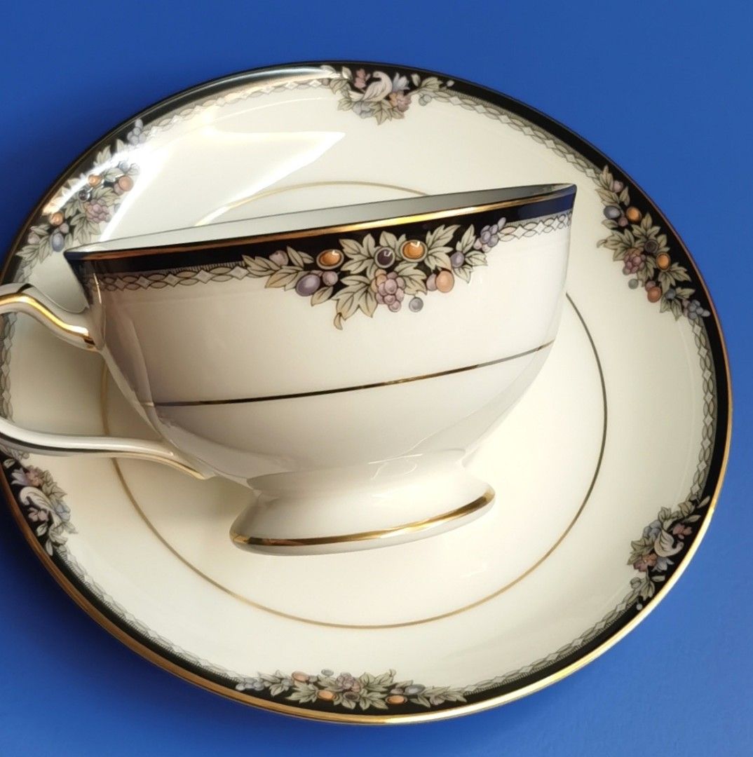 Noritake 2 Sets Made in Japan 4498 Bone China Cup & Saucer in Original Box, Furniture & Home ...