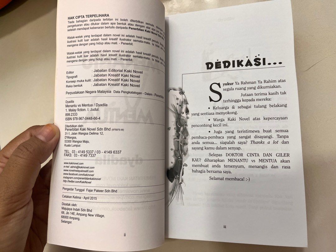 Novel Menantu Vs Mentua Hobbies And Toys Books And Magazines Storybooks