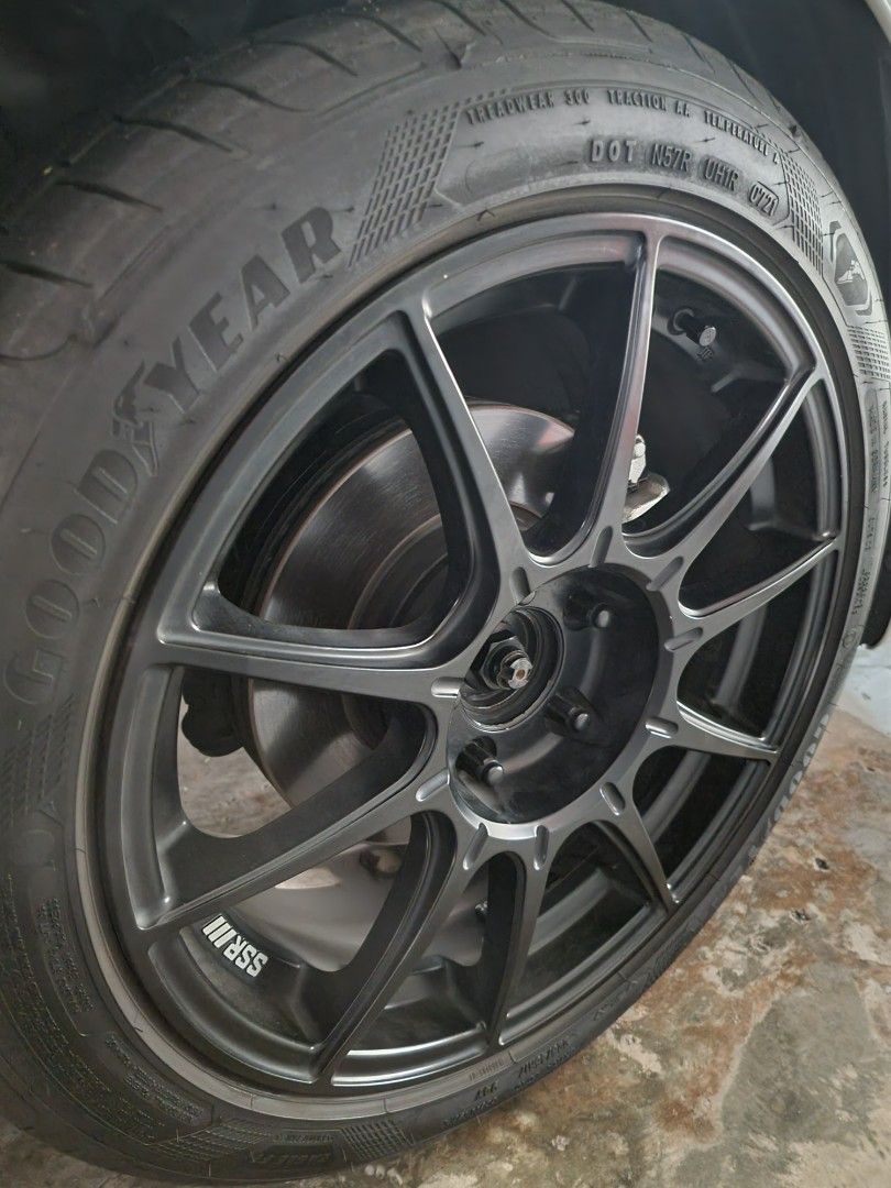 Original 17 inch SSR GTX01, Car Accessories, Tyres & Rims on Carousell