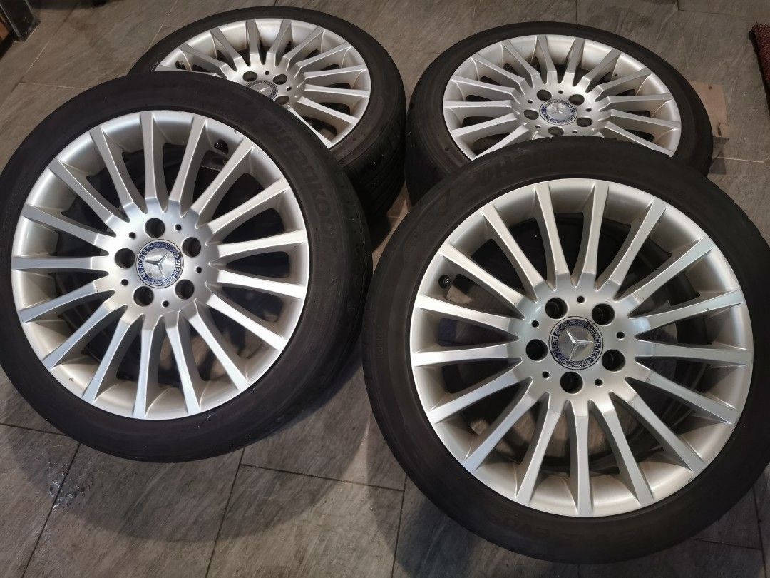 Original Mercedes 17 AMG Rim, Auto Accessories on Carousell