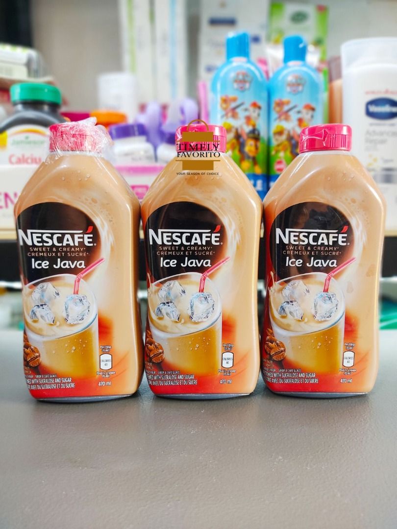 ORIGINAL Nescafe Sweet & Creamy Ice Java 11/2023, Food & Drinks ...