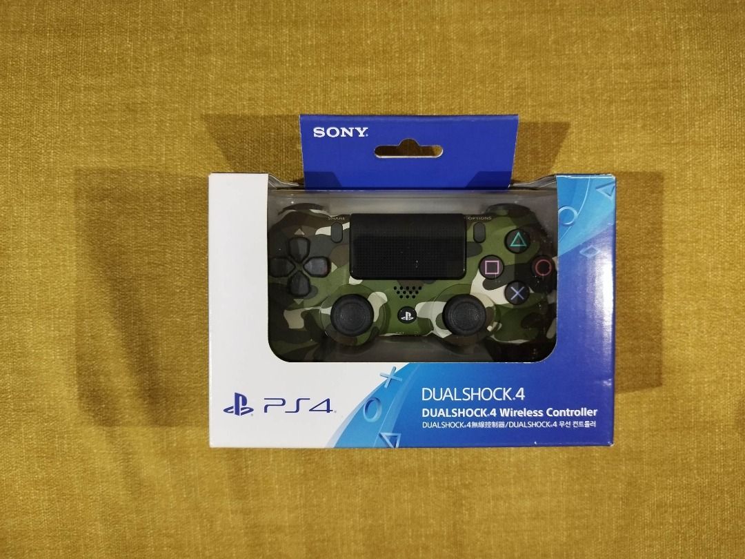 Original PS4 Controller [Green Camouflage], Video Gaming, Gaming ...
