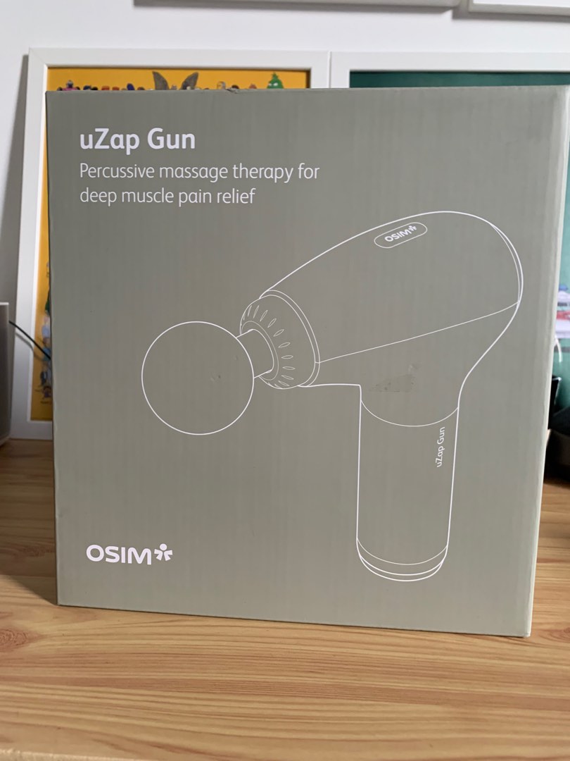 Unopened Osim Uzap massage gun, Health & Nutrition, Massage Devices on ...