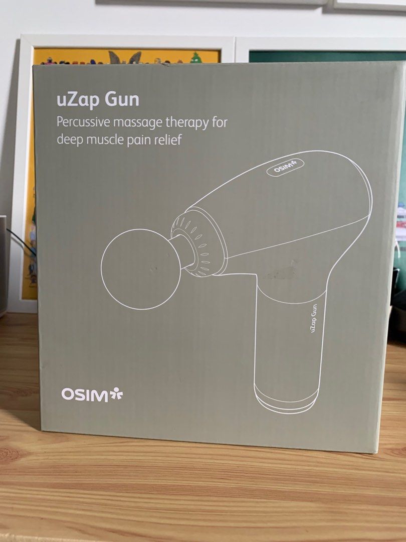 Unopened Osim Uzap massage gun, Health & Nutrition, Massage Devices on ...