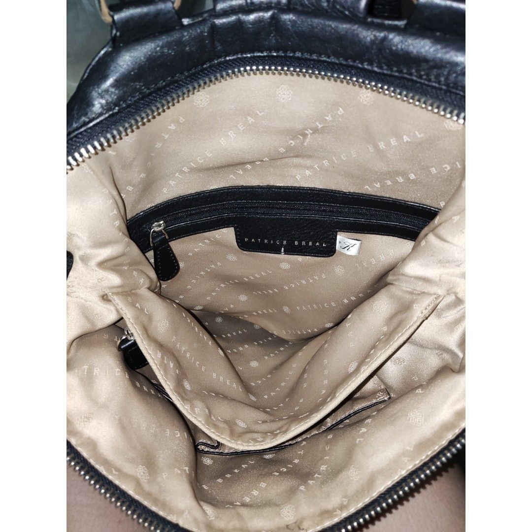 Patrice Breal leather backpack, Women's Fashion, Bags & Wallets ...