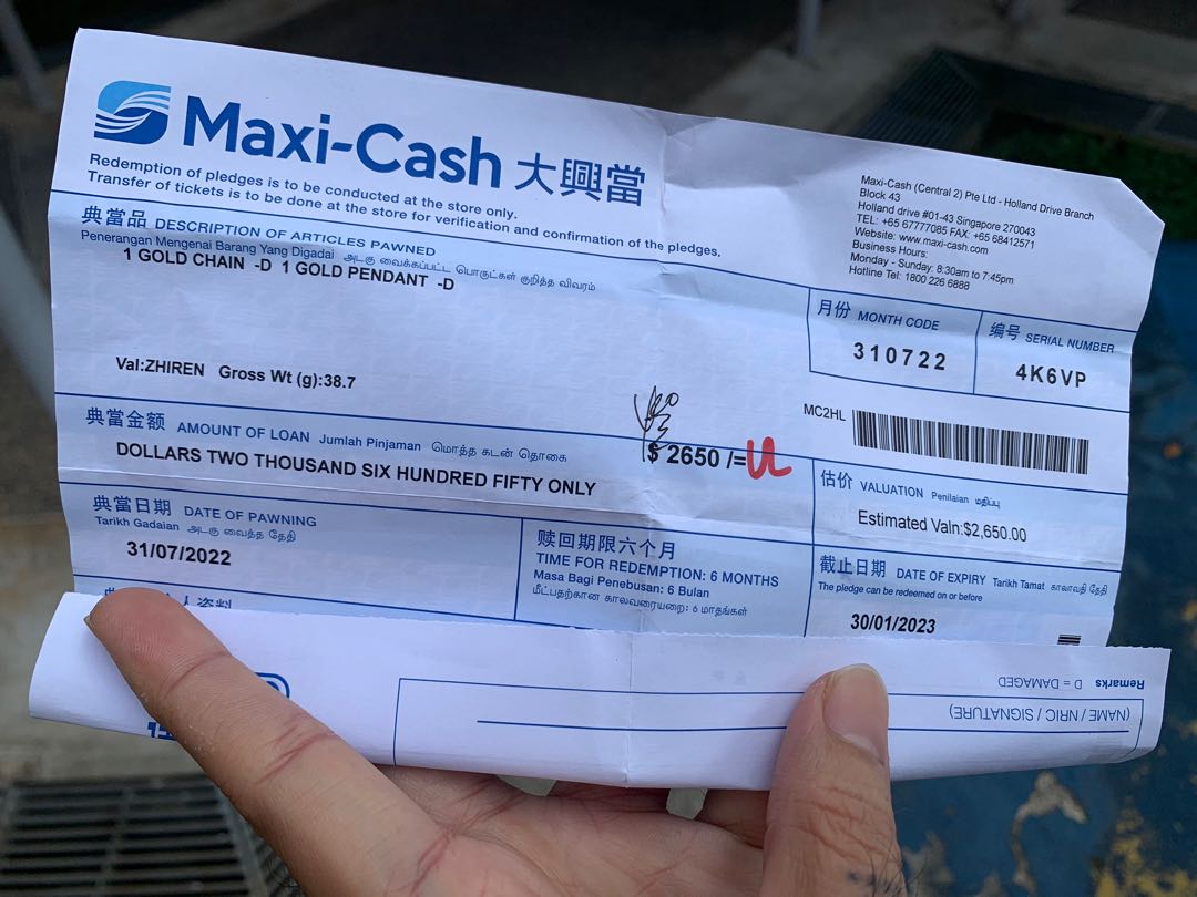 Pawn Ticket Tickets Vouchers Store Credits On Carousell Pawn Ticket Tickets Vouchers Store Credits On Carousell